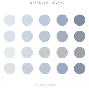Light Blue Highlight Covers, Instagram Story Covers, Blue Instagram ...