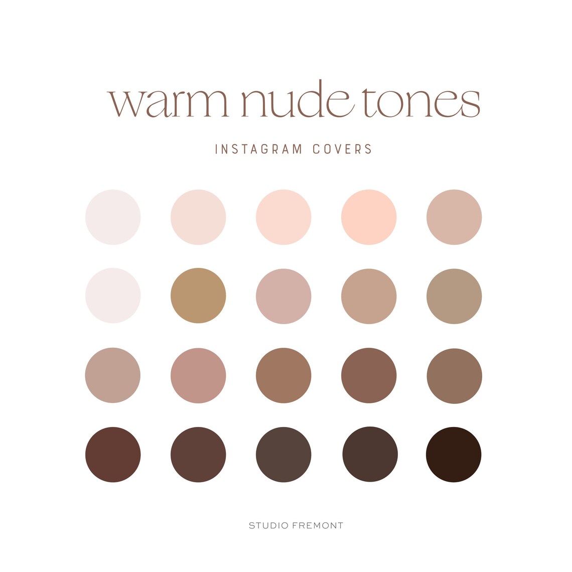 Nude Pink Instagram Highlight Covers Solid Color Covers - Etsy Canada