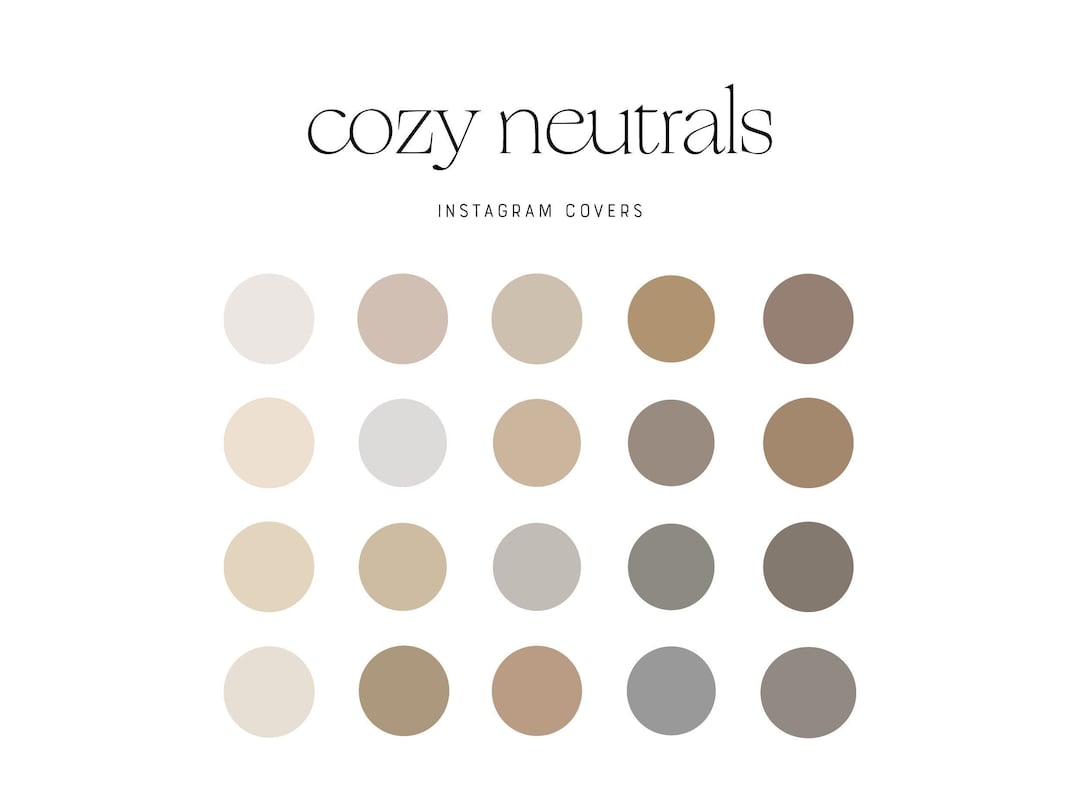 Cozy Neutral Instagram Highlight Covers, Tan Instagram Story Highlight ...