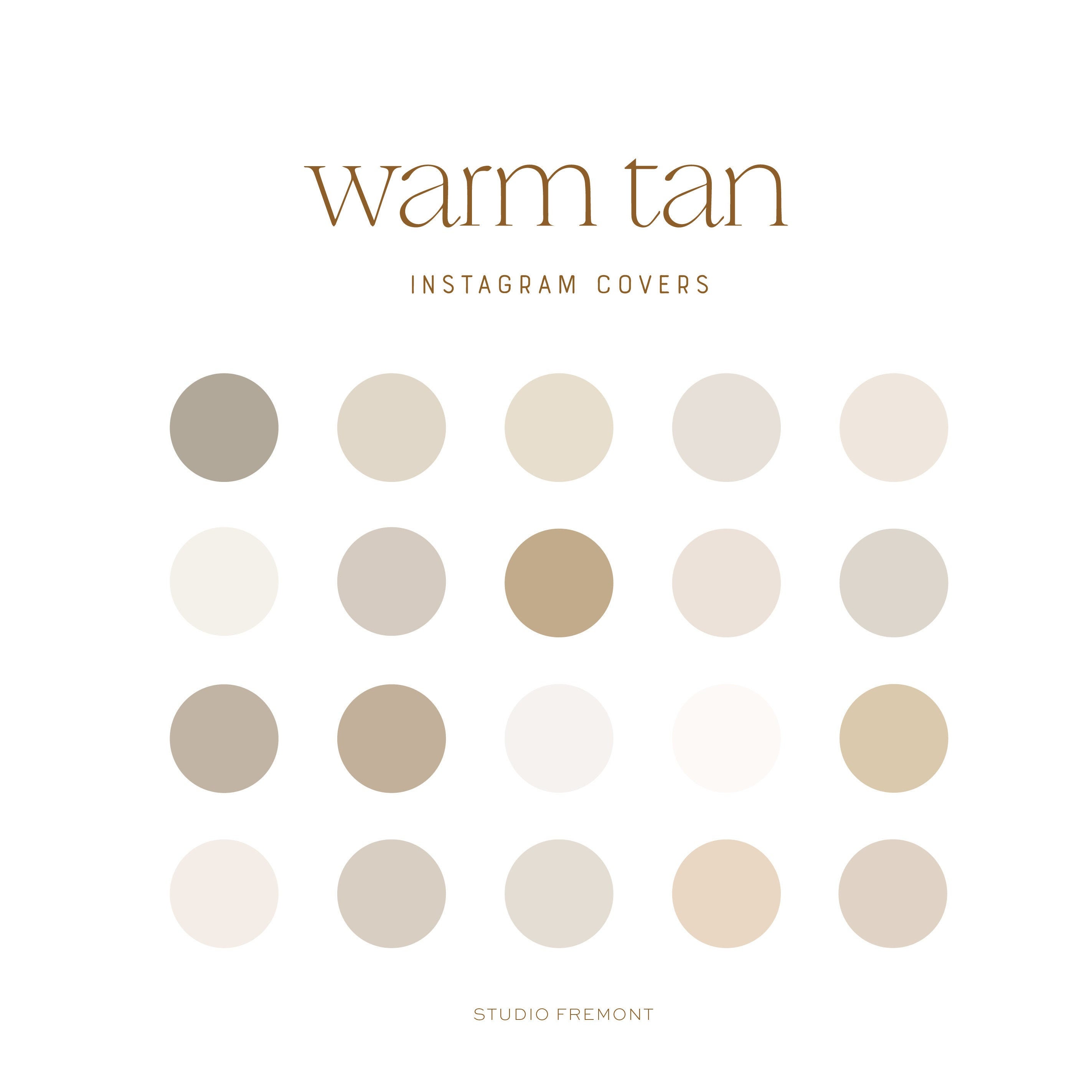 Tan Instagram Highlight Covers, Beige Instagram Story Highlight Covers ...