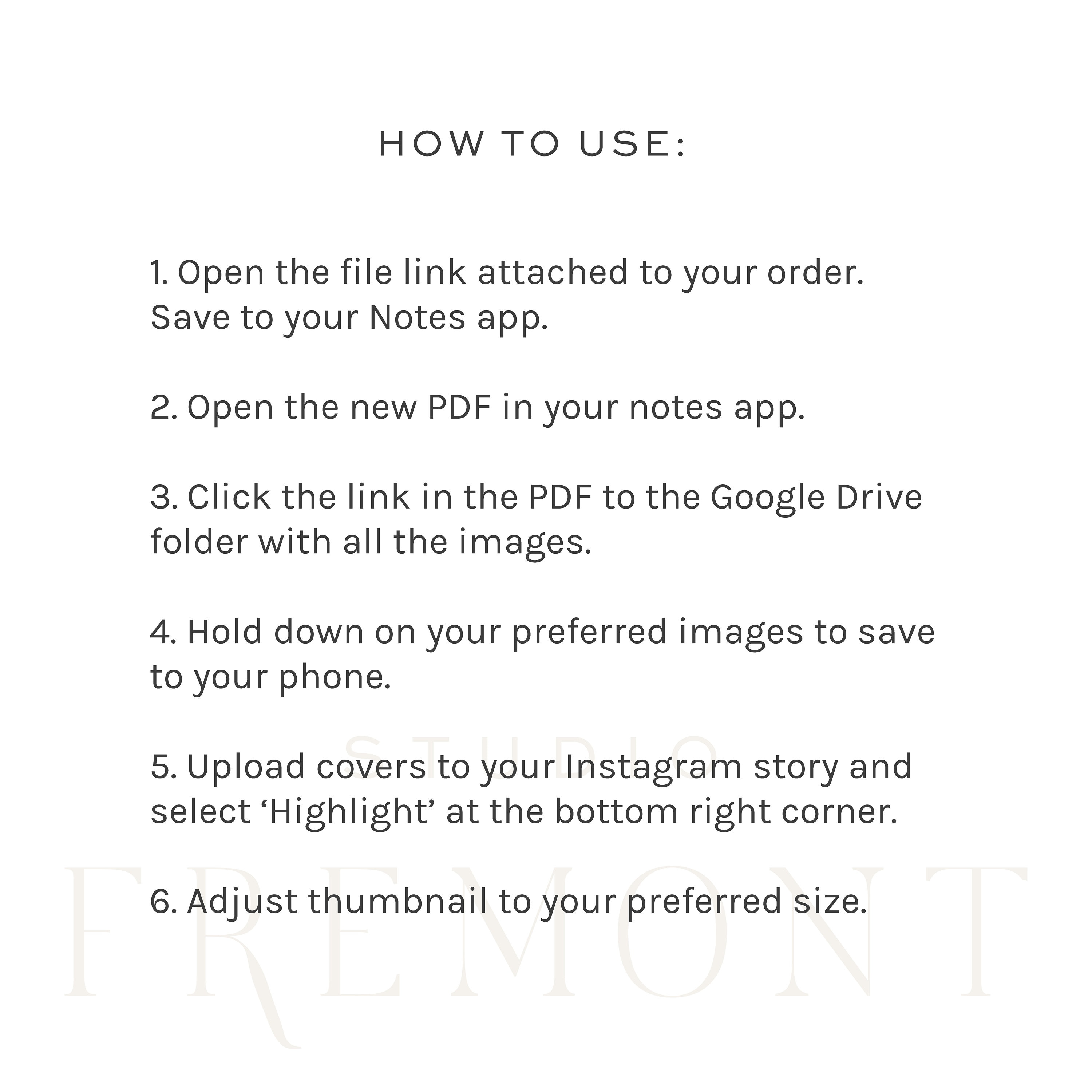 Blush Pink & Sage Green Instagram Highlight Covers, Branding Color ...