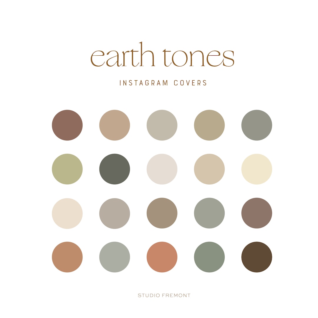 Earth Tones Instagram Highlight Covers, Neutral Instagram Highlight ...