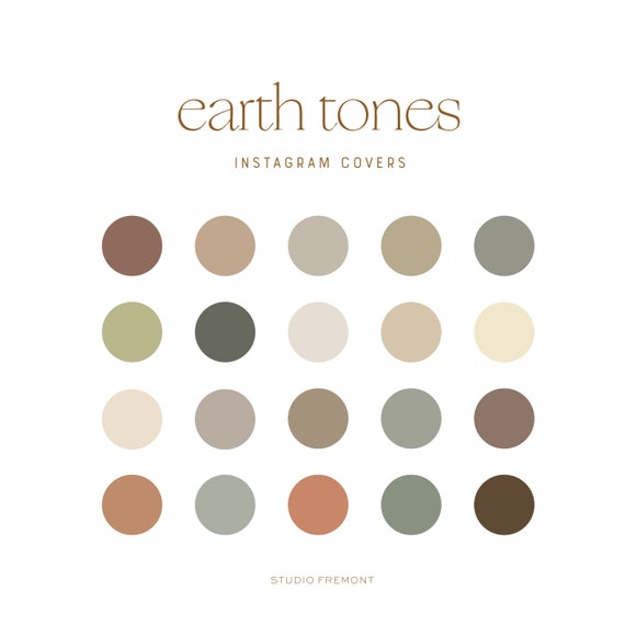 Earth Tones Instagram Highlight Covers Neutral Instagram - Etsy Australia