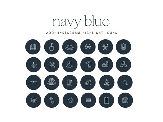 Navy Blue Instagram Icon Free Navy Blue Social Icons