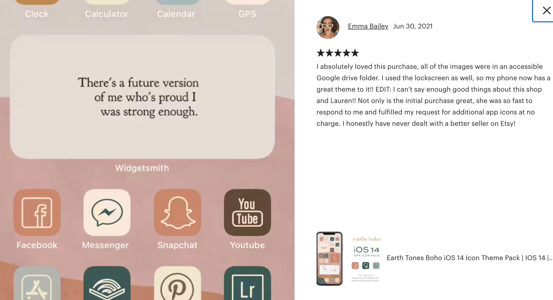 Earth Tones Ios 14 Aesthetic Theme Pack, Earth Tone App Icon Covers ...