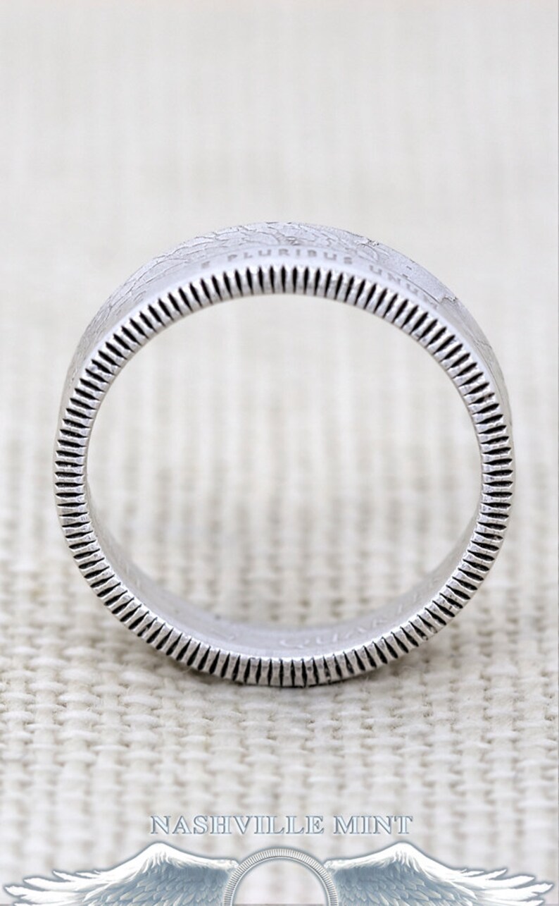Coin Ring 2012 Silver Quarter Coin Rings Wedding Band Sz 3-13 Puerto ...