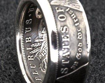500-dollar Bill Silver Certificate Coin Ring. Handcrafted 1 Oz .999% ...