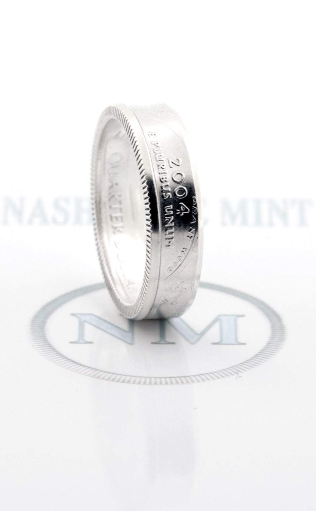 2004 Wisconsin Coin Ring US State Quarter Dollar Coinring WI Statehood ...
