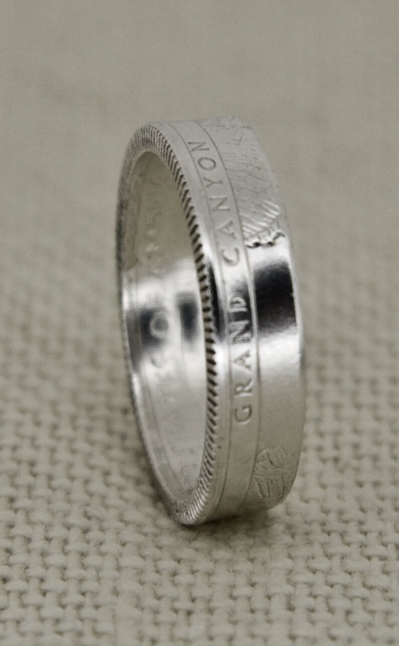 Coin Ring 2010 Silver Quarter Coin Rings Arkansas Wyoming California ...
