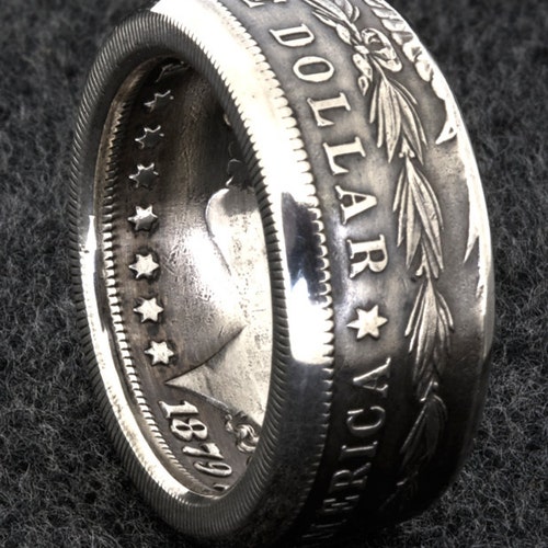 Morgan Silver Dollar Coin Ring - Etsy