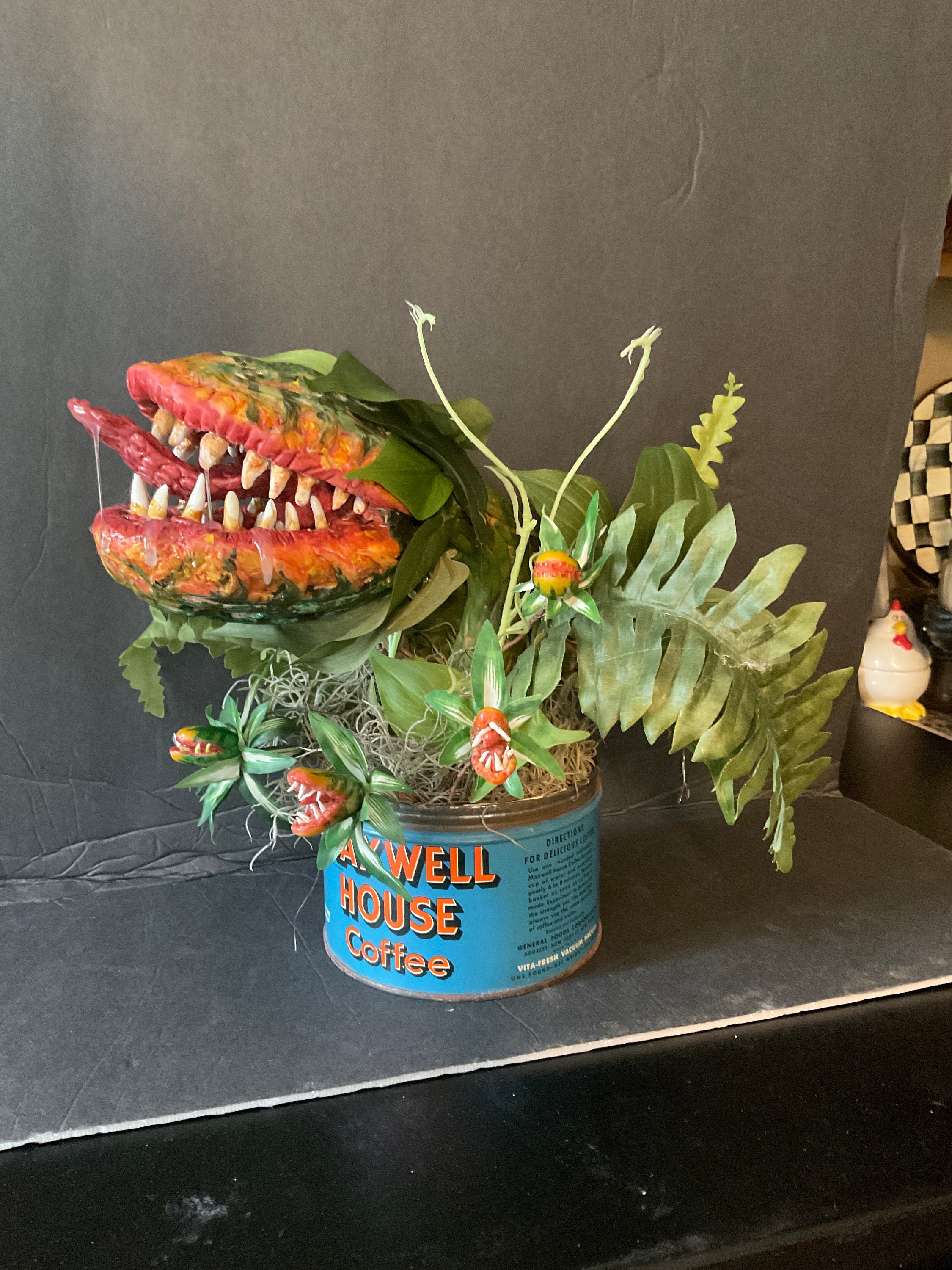 Man Eating Plant, Hand Sculpted, Made to Order - Etsy