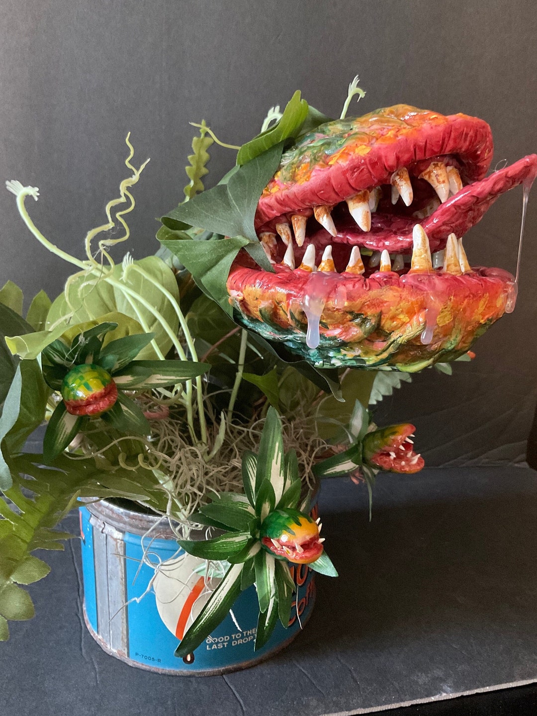 Man Eating Plant, Hand Sculpted, Made to Order - Etsy