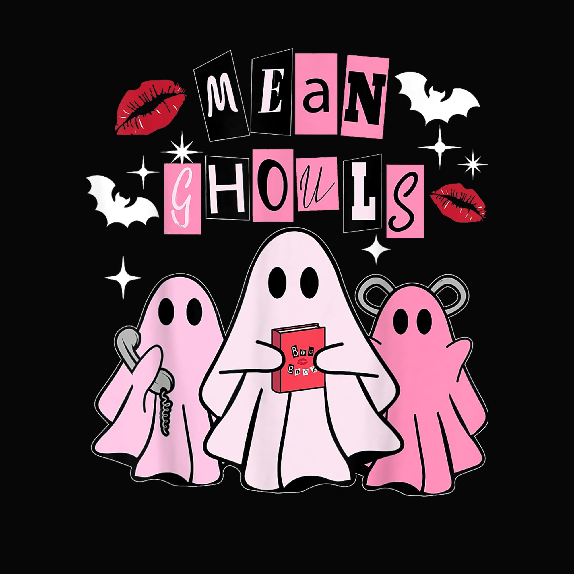 Mean Ghost Png, Retro Halloween Png, Ghouls Ghost Png, Cute Ghost Png ...