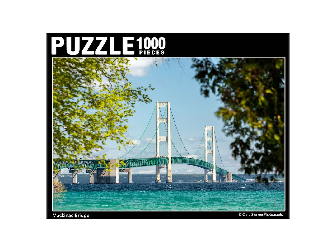 Mackinac Bridge - Michigan Jigsaw Puzzle - Etsy