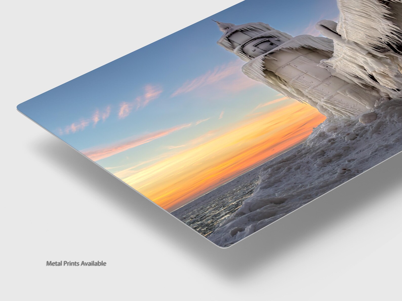 St Joseph Light on Lake Michigan in Winter - Fine Art Print - Etsy