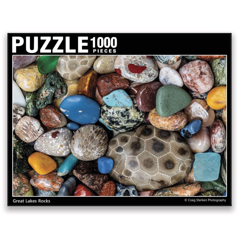Great Lakes Rocks of Michigan Jigsaw Puzzle - 1000 Piece Jigsaw Puzzle ...