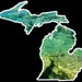 Car Window Stickers Featuring Michigan - (4-pack) "michigan Pack ...