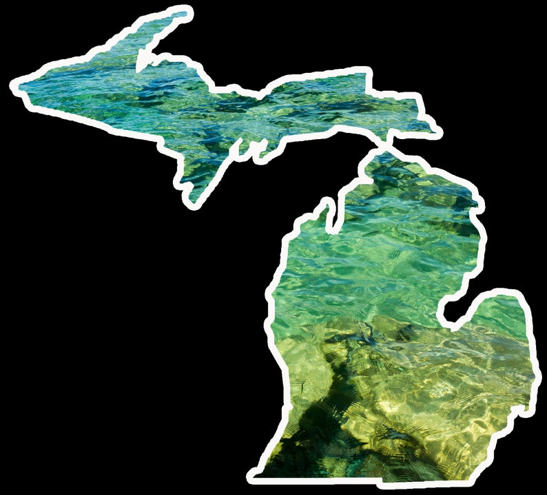 Car Window Stickers Featuring Michigan - (4-pack) "michigan Pack ...