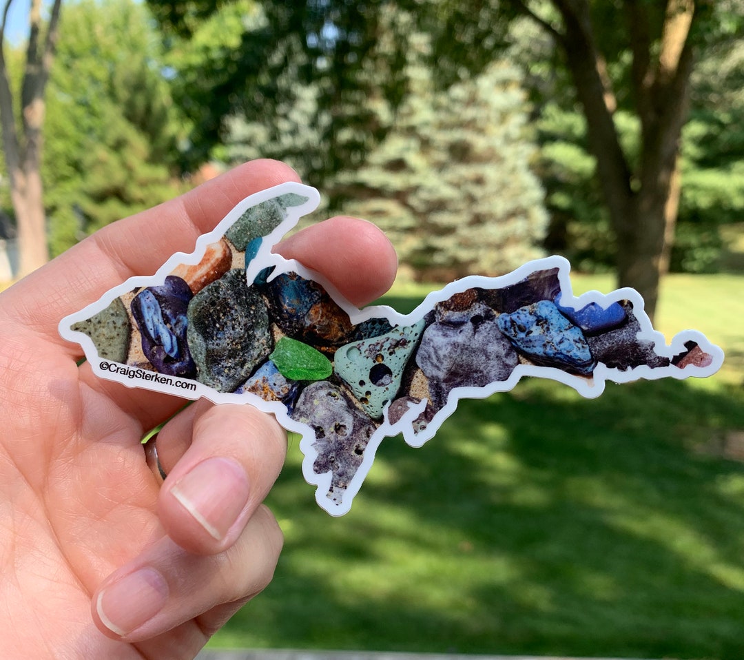 Upper Peninsula Rocks Sticker - FREE SHIPPING! - Etsy