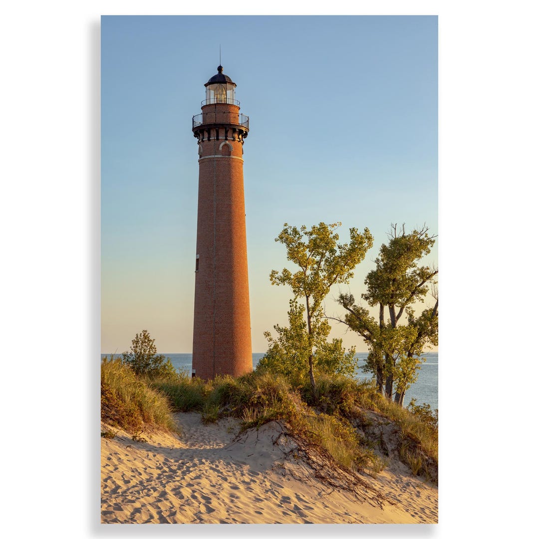 Fine Art Print - Little Sable Lighthouse on Lake Michigan - Free ...