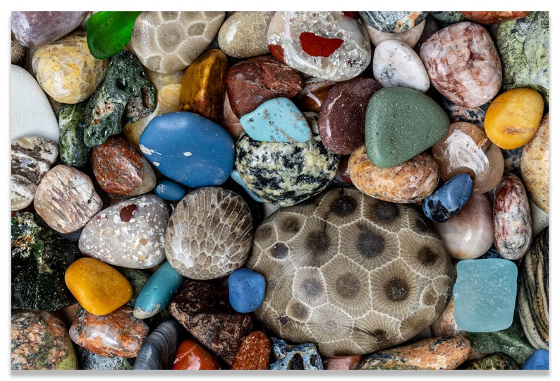 Fine Art Print - Great Lakes Rocks Collection Photo - Free Shipping! - Etsy