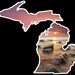 Car Window Stickers Featuring Michigan - (4-pack) "michigan Pack ...