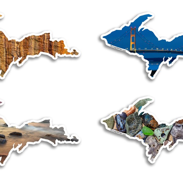 Upper Peninsula Michigan Sticker - Etsy