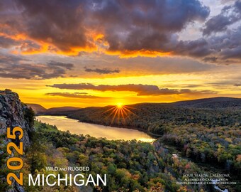 2025 Upper Peninsula of Michigan UP Landscapes / 12-month Calendar ...
