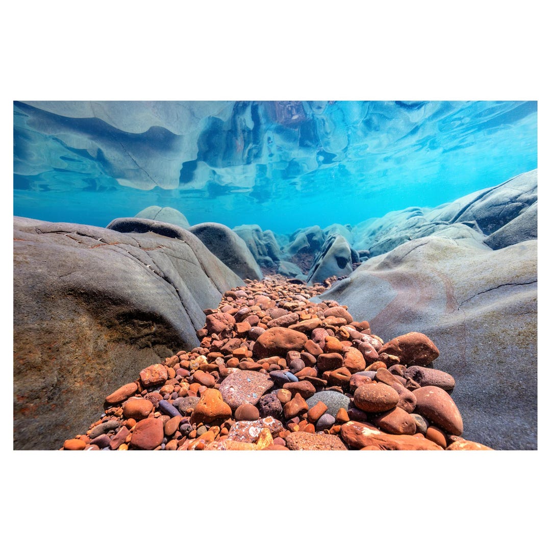 Fine Art Print - Copper Harbor Underwater View - Michigan Upper ...