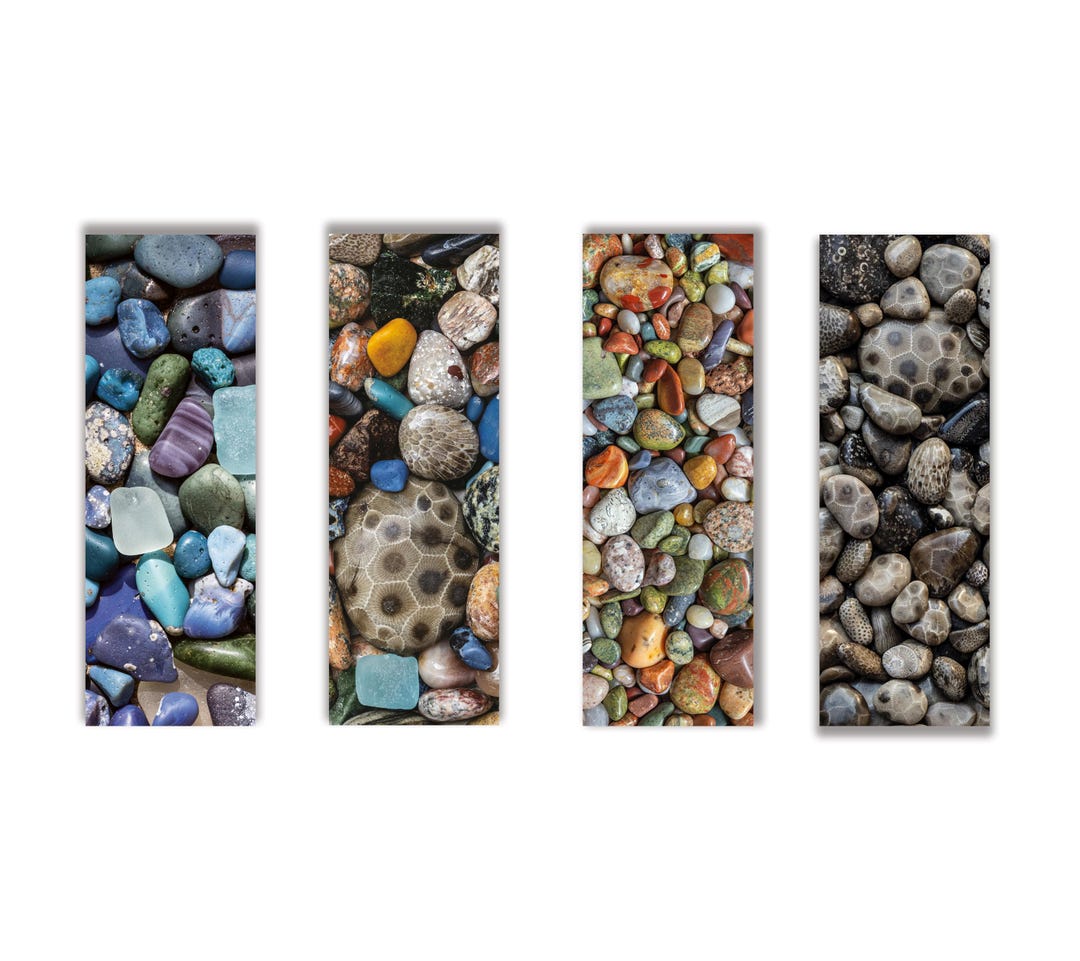 Great Lakes Rock & Stones Bookmark 4-pack With Free Shipping! - Etsy