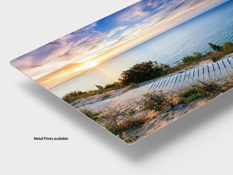 Fine Art Print - Lake Michigan Sunset at Empire Bluffs - Free Shipping ...