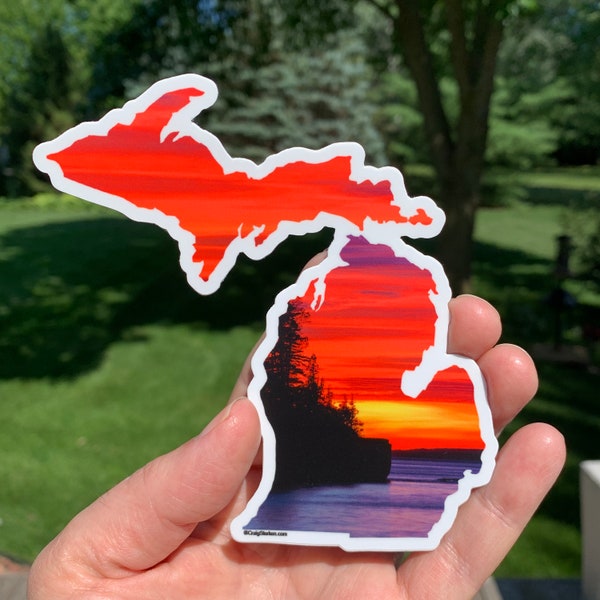 Michigan Car Decal - Etsy