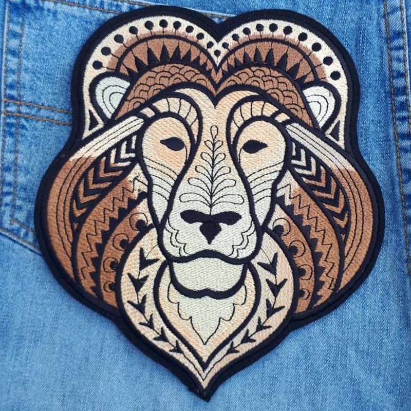 Lion Patch - Etsy