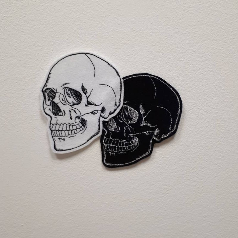 Skull Patches for Jackets - Etsy