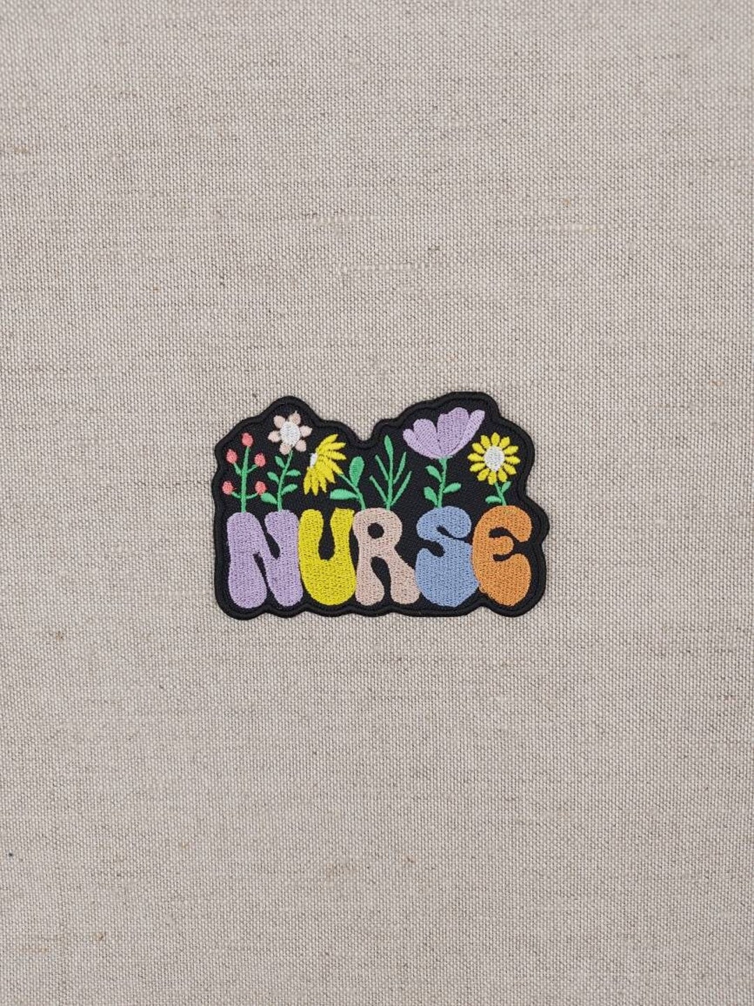 Nurse Embroidery Iron on Patch - Etsy