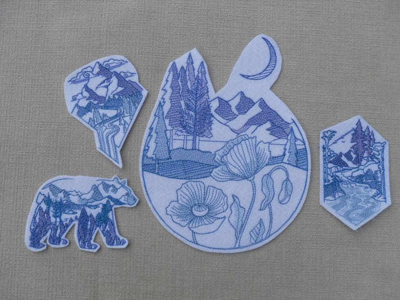 Wild Bear Iron on Patch Iron on Patch Patches for Jackets Wild - Etsy