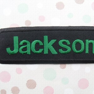 Embroidered Name Tag, Iron on Appliques, Name Patch, Personalize ...