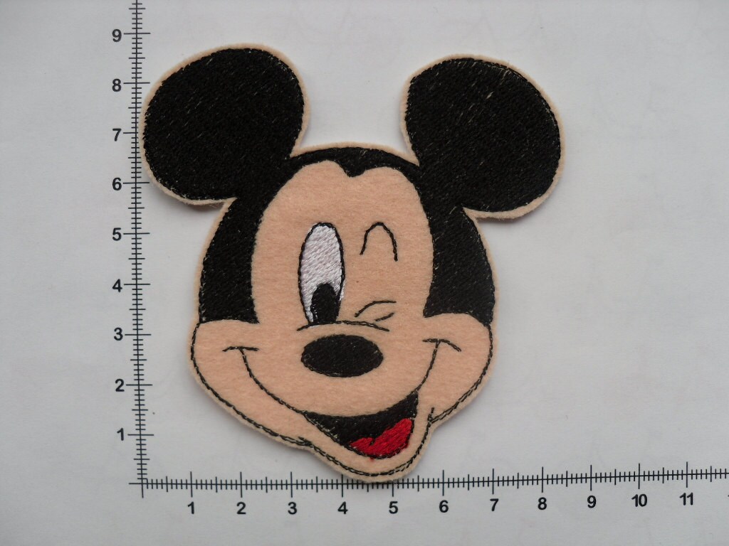 Mickey & Minnie Mouse Iron on Patch, Sew Applique, Set Patches - Etsy