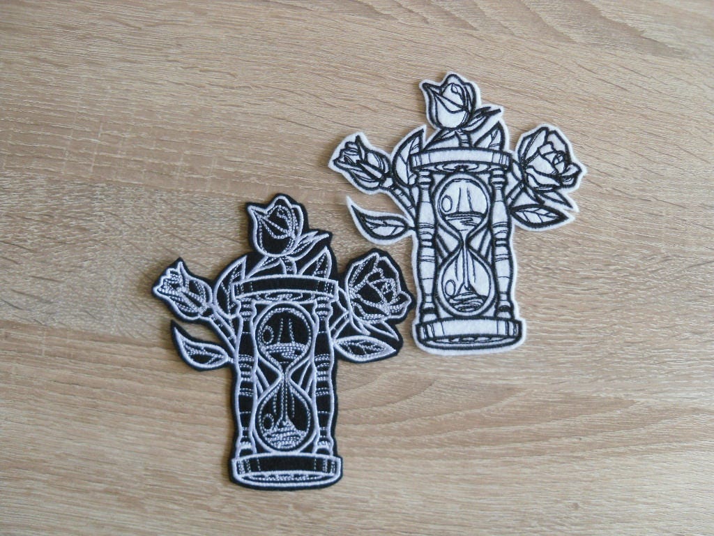 Hourglass Patches Hourglass Patch Iron on Patch Hourglass - Etsy