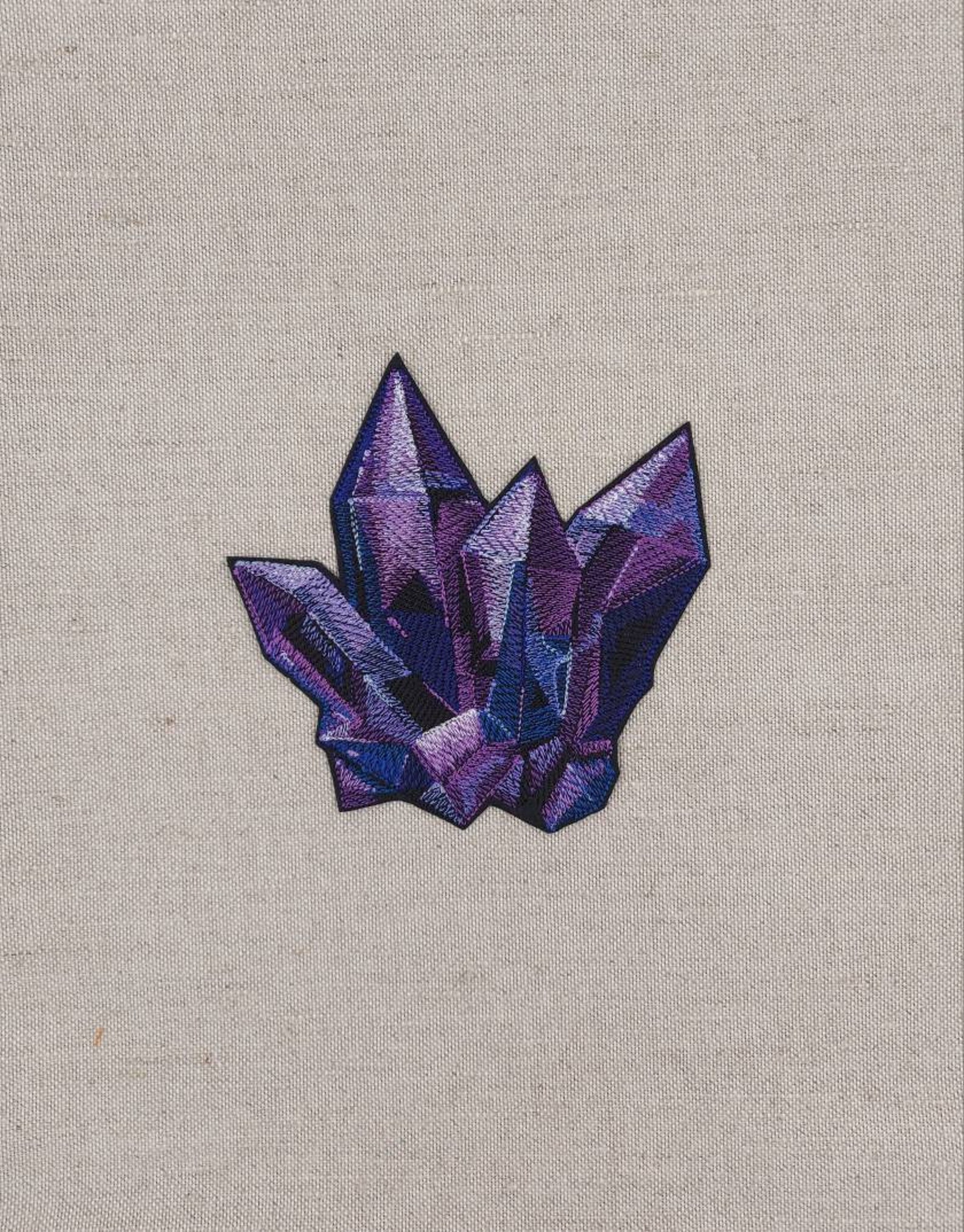 Amethyst Crystals Iron on Patch for Jackets Large Patch Cute - Etsy
