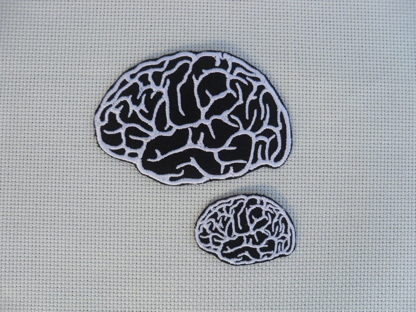 Brain Patch / Iron on Patch - Etsy