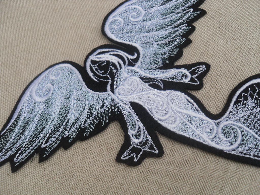 Ethereal Angel Iron on Patch Embroidery Iron on Patch - Etsy