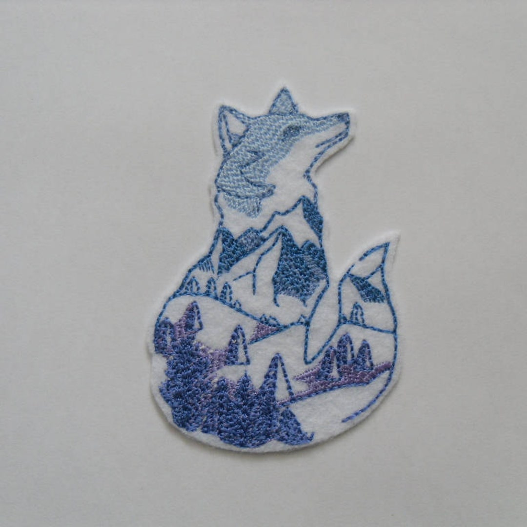 Wild Fox Iron on Patch Iron on Patch Patches for Jackets Fox Patch - Etsy