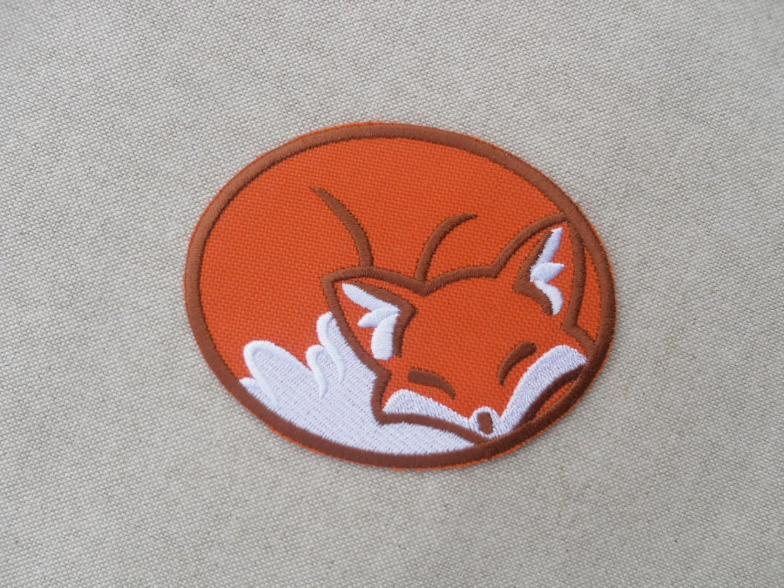 Fox iron on patch Cozy Fox Patches Cute patches Patches for | Etsy