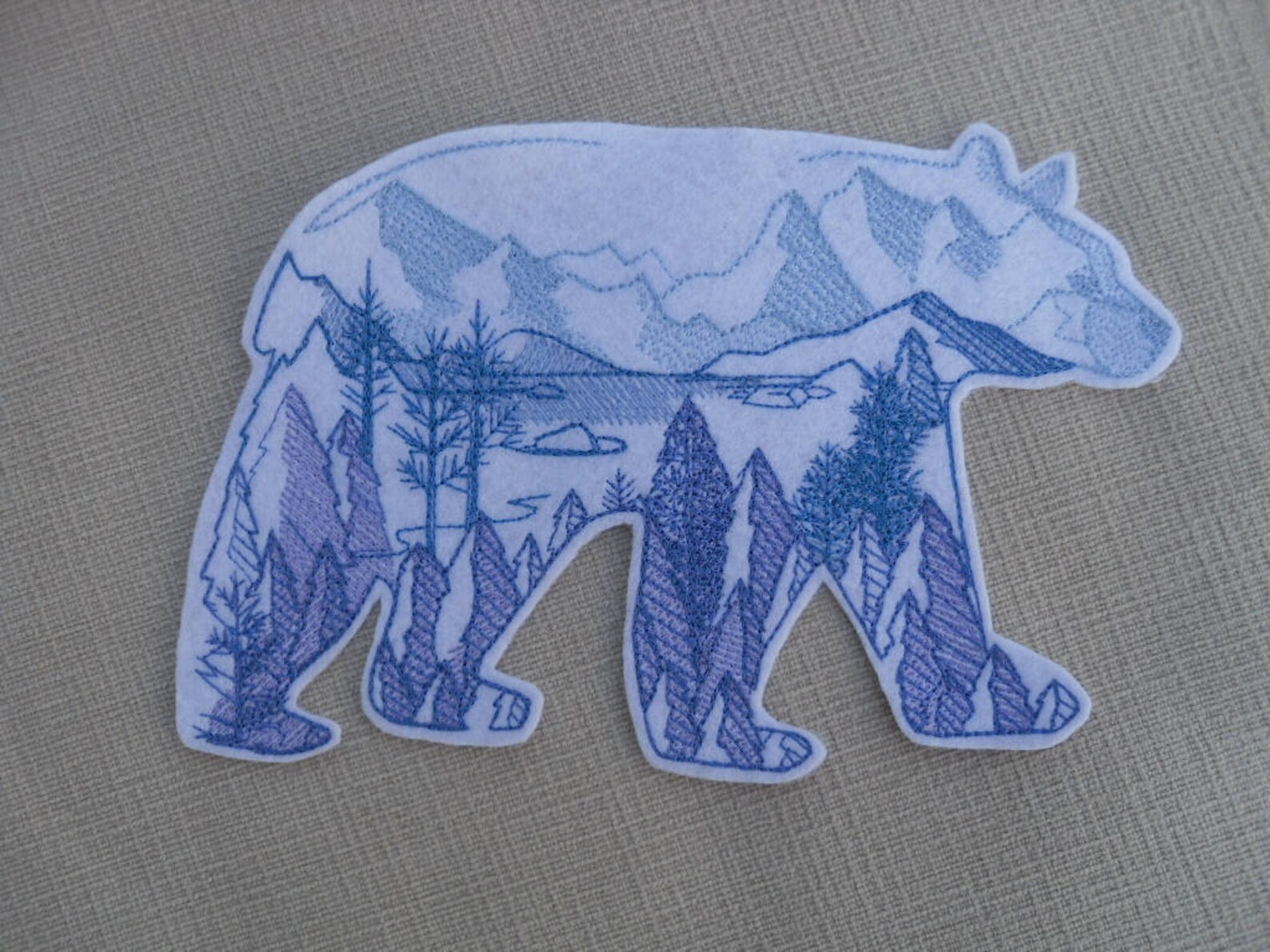 Wild Bear Iron on Patch Iron on Patch Patches for Jackets Wild - Etsy
