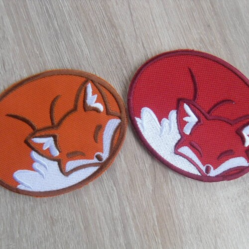 Fox Iron on Patch Cozy Fox Patches Cute Patches Patches for - Etsy