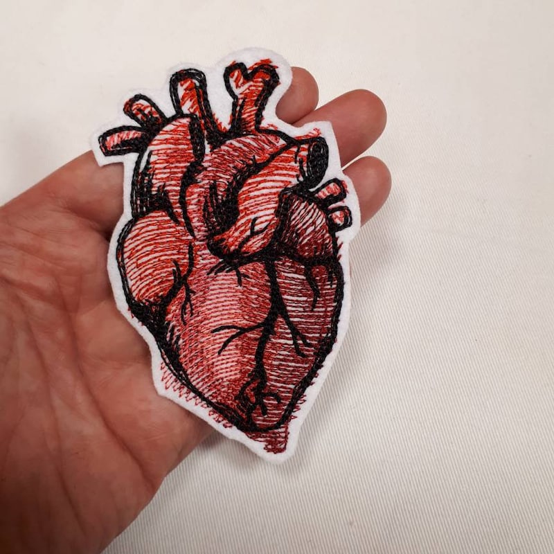 Heart Iron on Patch - Etsy