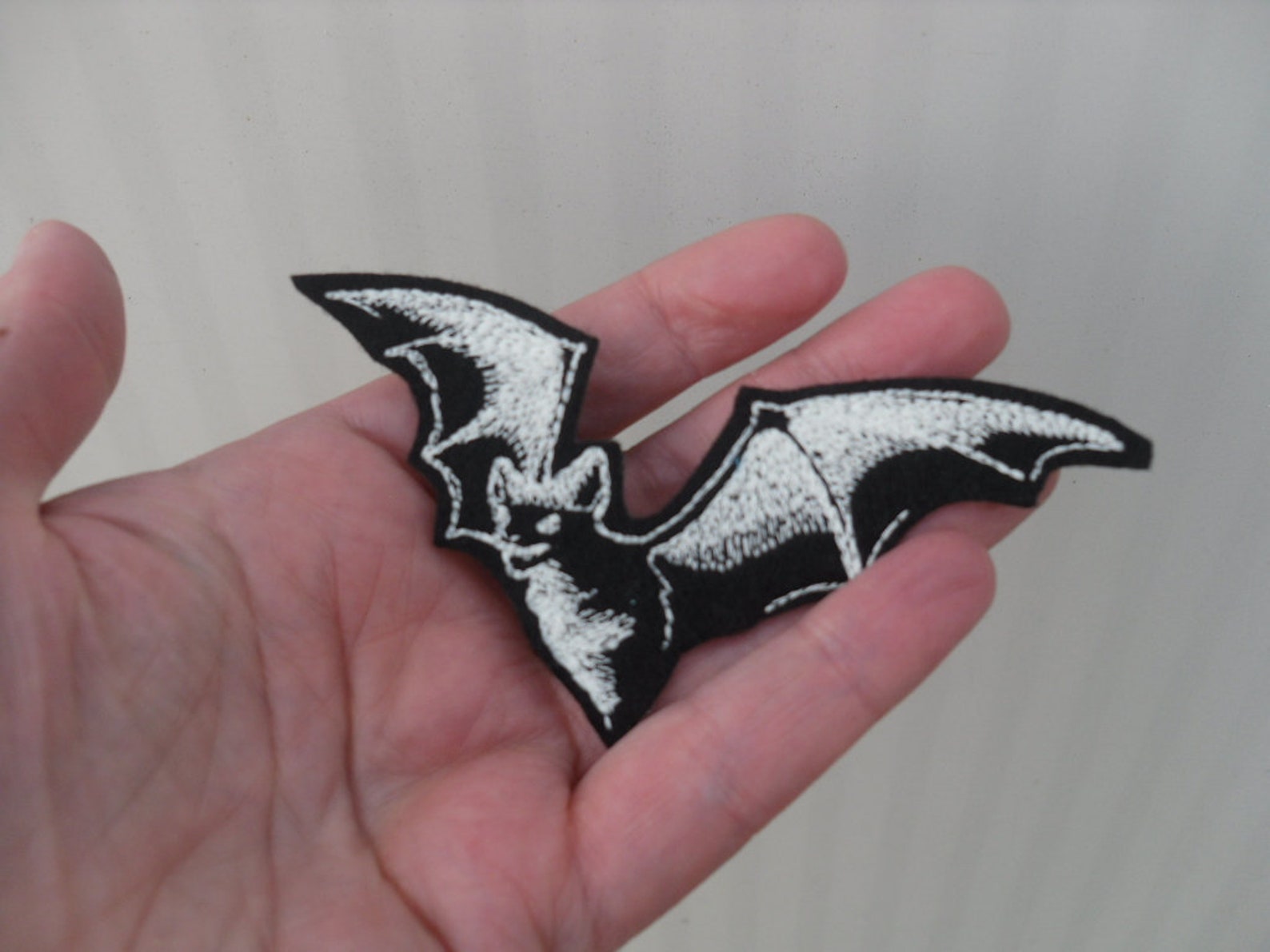 Glow in the Dark Bat Patch Iron on Bat Patch Halloween Bat - Etsy