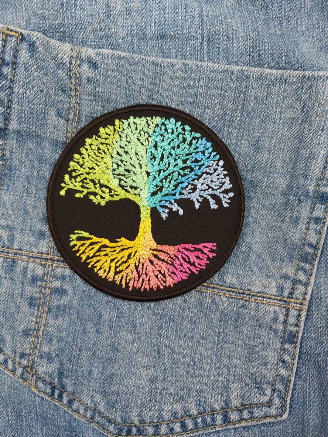 Tree of Life Iron on Patch - Etsy
