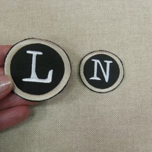 Iron on Letters Patch Typewriter Patch Letters Patch Alphabet Patch ...